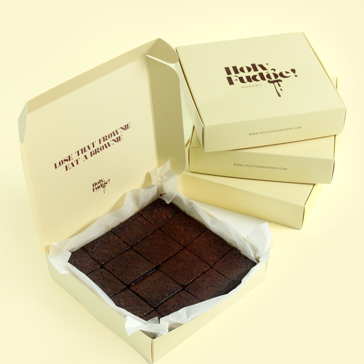 Fudgy Brownies – Holy Fudge Bakery